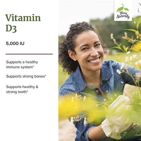 Terry Naturally Vitamin D3 5000 Iu Chewable Mixed Berry Flavor