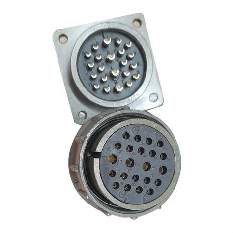 22 Pin Male Female Round Shell Connector Set For Industrial 0 5 Mm And 1 5 Mm At ₹ 550 Piece