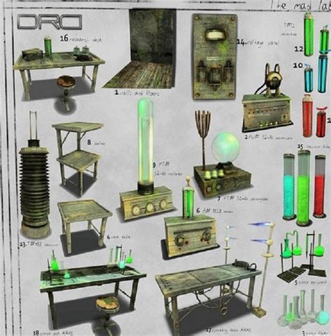 Second Life Marketplace Drd Lab 8 Shelves