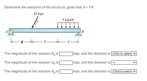 [solved] Determine The Reactions Of The Structure Given