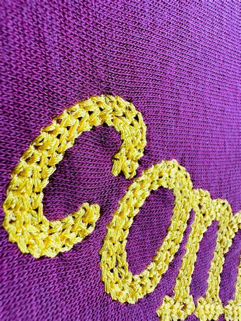 Chain Stitch Block Font Embroidery Design Artapli Designs