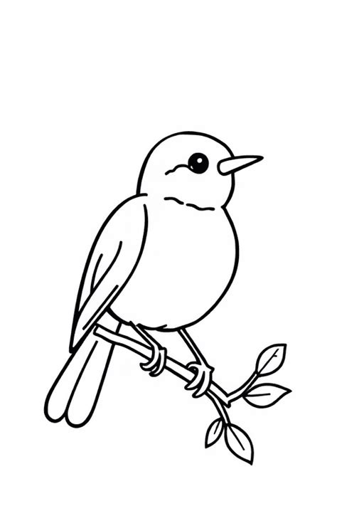 นก หน้าระบายสี พิมพ์ฟรี