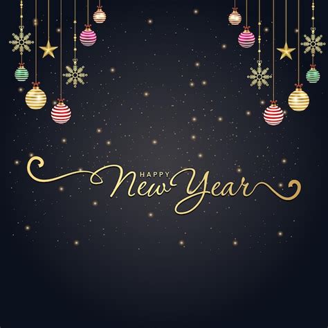 Premium Vector 2024 Happy New Year Typography Design Set