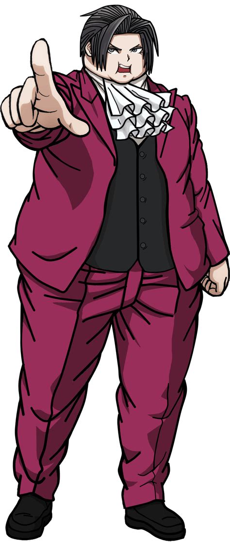 Byakuya As Miles Edgeworth Rdanganronpa