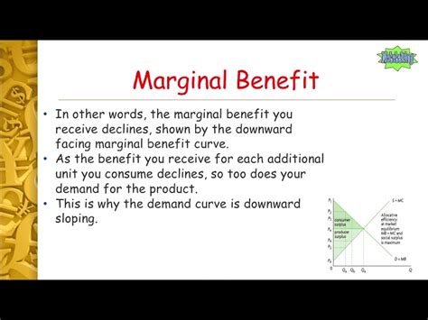 Marginal Benefit Example