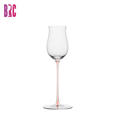 바레코 Brc 스노우 컬러스템 크리스탈 핑크타이 리큐르 테이스팅 싱글몰트 위스키 와인잔
