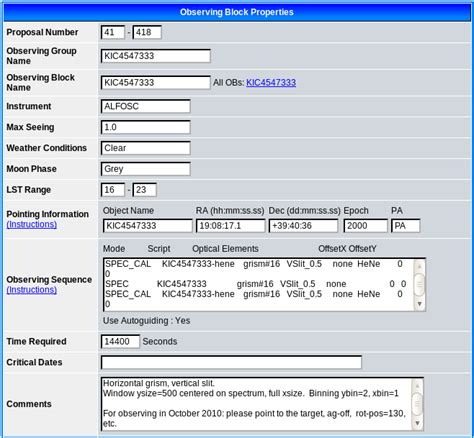 Learn About The Online Ui Apis Offered By The Nordic Optical Telescope Not And Explore