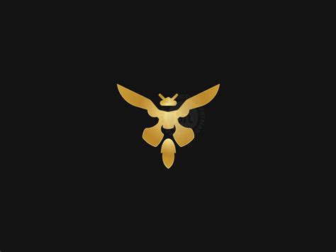 Regal Lion Bee Logo Branition