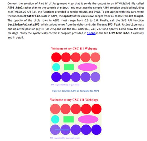 Description You Are To Create Svg Circles With