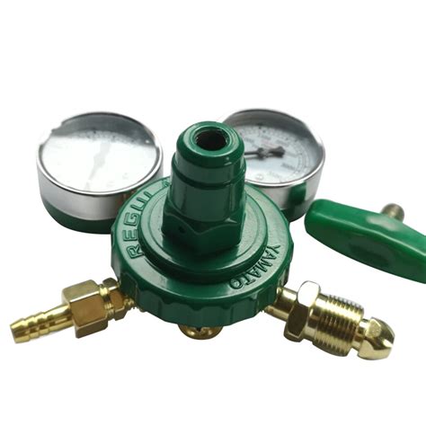 Two Stage Oxygen Pressure Regulators For Welded Parts Oxygen Gas Regulators