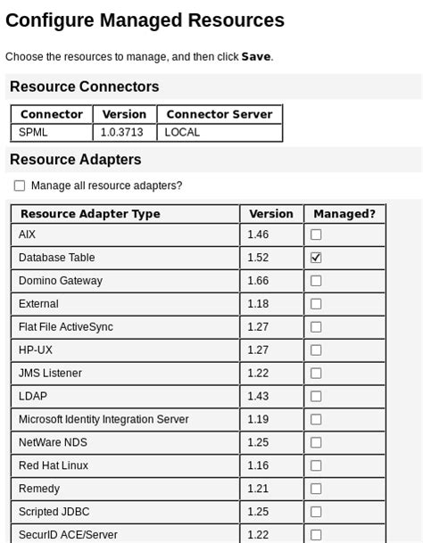 Oracle Stack How To Setup Database Table Resource In SIM
