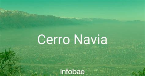Calidad Del Aire En Cerro Navia Este 25 De Abril De 2022 Infobae