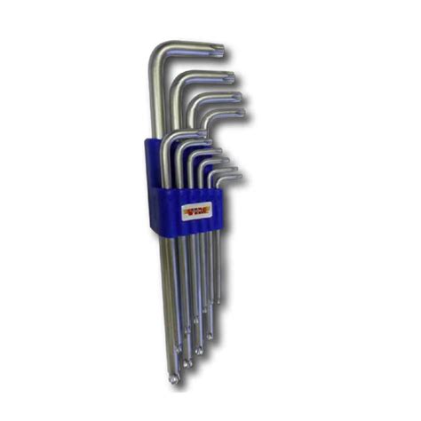 Vim Tools Bltx100 10 Piece Ball Torx Half Cut Set