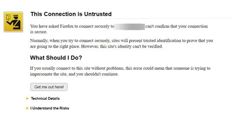 The Risks Of Self Signed Certificates