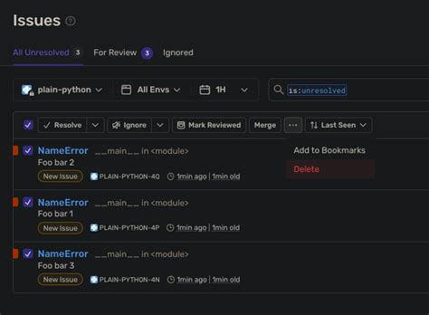 Allow Delete And Discard Future Events From The Issues Page · Issue 44943 · Getsentrysentry