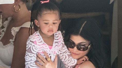 Kylie Jenner And Stormi Webster Wear Matching Versace Swimsuits Pic Hollywood Life