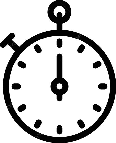 Stopwatch Vector Timer Time Vector Vector Timer Time PNG And Vector With Transparent