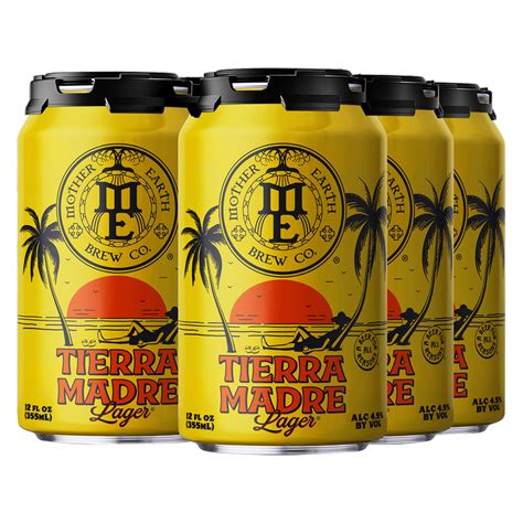 Mother Earth Brew Tierra Madre Mexican Style Lager 6pk 12oz Can Delivered In As Fast As 15