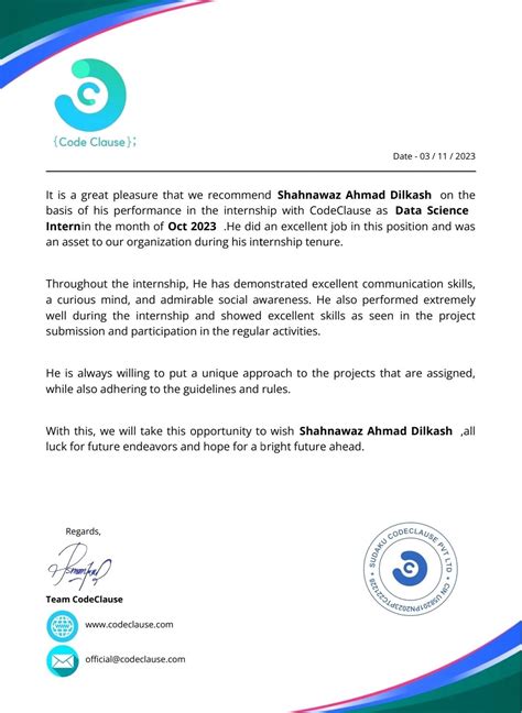 Shahnawaz Ahmad On Linkedin Intership Data Dataanalytics Datascience