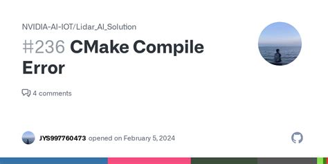 Cmake Compile Error · Issue 236 · Nvidia Ai Iotlidaraisolution · Github