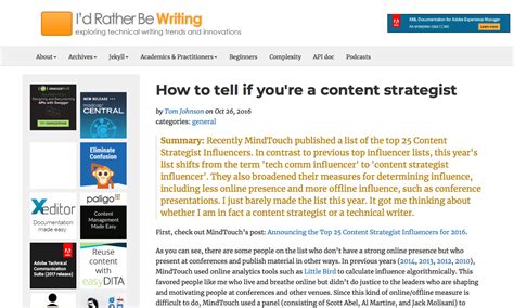 How To Tell If Youre A Content Strategist Id Rather Be Writing Doctoolhub