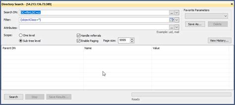 verifying and testing ldap settings using softerra ldap browser