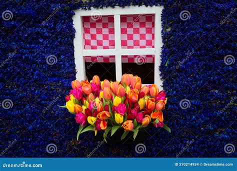Platforms Decorated With Flowers On Bloemencorso Bollenstreek Flower