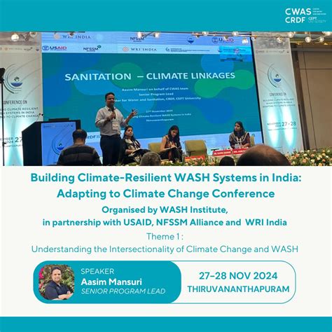 Center For Water And Sanitation Cwas Crdf Cept University On Linkedin Wash Sanitation