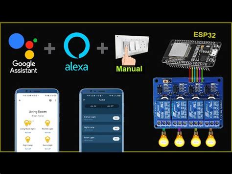Esp Home Automation With Google Assistant Alexa Manual Switches Internet Of Things Artofit