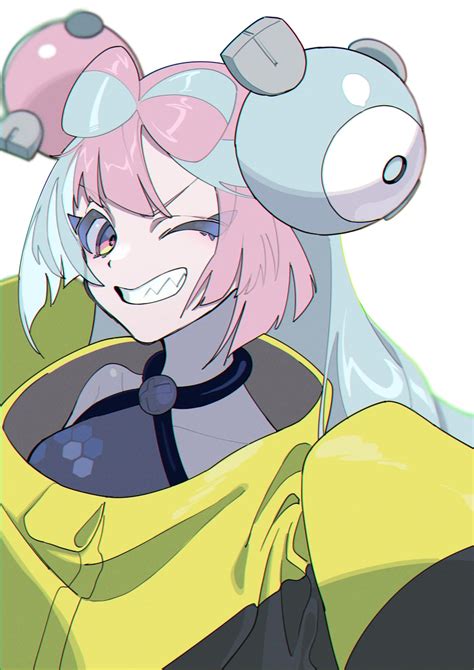 Iono Pokemon And More Drawn By Reirei Rei Mosaic Danbooru