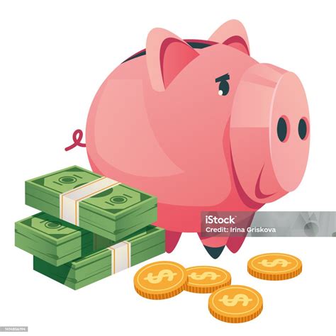 돼지 저금통 저축 은행 금융 개념 그래픽 디자인 일러스트 레이 션 벡터에 대한 스톡 벡터 아트 및 기타 이미지 벡터 은행 은행업무 Istock