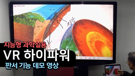 모컴 Vr 하이파워 Vr 스크린 전자칠판 데모 영상 지능형과학실 Youtube
