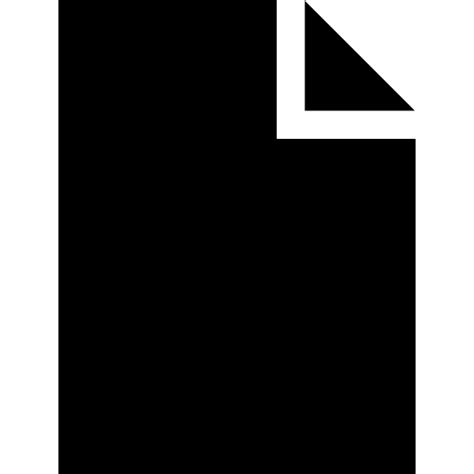 File Basic Straight Filled Icon