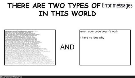 Error Theres A Bug In Your Code ProgrammerHumor Io