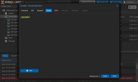 installing fedora server edition as a virtual machine using proxmox