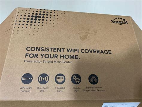 Singtel Mesh Router Computers Tech Parts Accessories Networking On Carousell