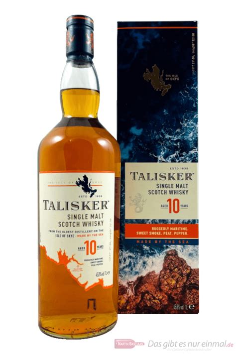 Talisker 10 years 1l Single Malt Scotch 1,0l Flasche