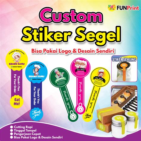 Jual Setiker Segel Stiker Seal Label Stiker Botol Stiker Belt