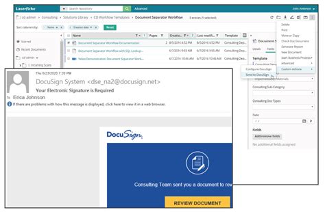 Docusign With Workflow Activities By Cdi Enterprise Content Management Ecm Laserfiche