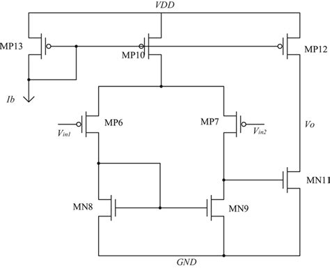 Schematic Of Twostage Amplifier Download Scientific Diagram