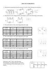 Solving Circuit Problems Resistance Voltage And Current Course Hero
