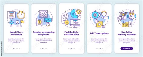 Sales Online Training Videos Onboarding Mobile App Screen Walkthrough