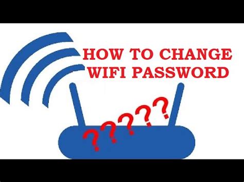 HOW TO CHANGE WIFI PASSWORD OF ANY ROUTER YouTube