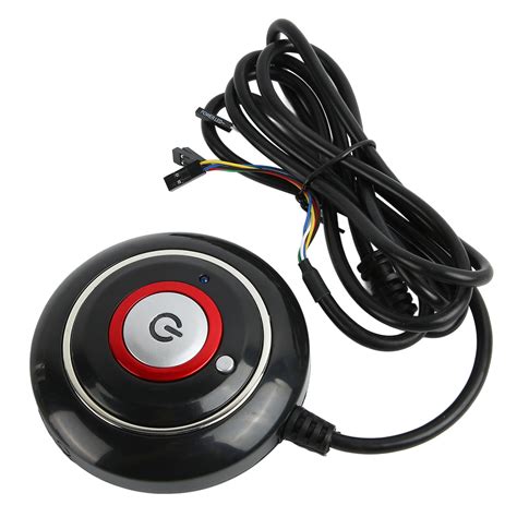 PC Power Button Strong ABS Light Weight Simple Installation Plug And Play PC Power Switch For