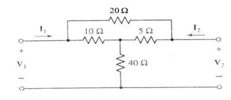 Solved Calculate The Admittance Parameters Use Circuit