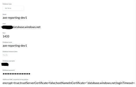 Anyone Using Metabase With Azure Sql Server Metabase Discussion