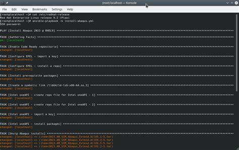 automating abaqus and intel compilers installation on rhel 9 using ansible