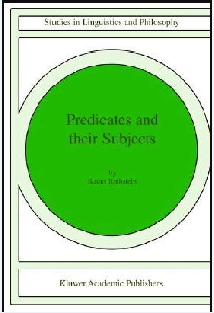 predicates and their subjects 百度百科