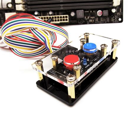 Diy Desktop Computer Power Switch Cable Button Power Reset Button