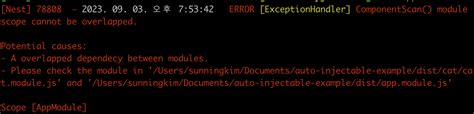 Even More Nest Like Error Issue Tiny Nestjs Auto Injectable GitHub